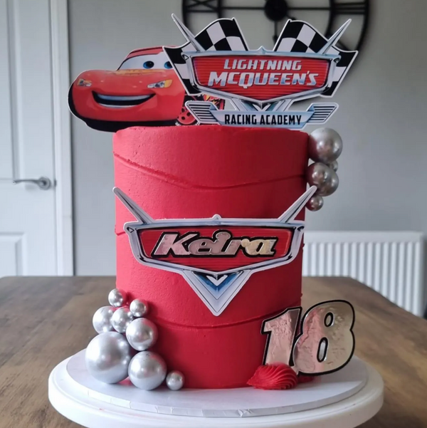 Lightening McQueen Cars Cake Topper Bundle – Top My Cake Creations